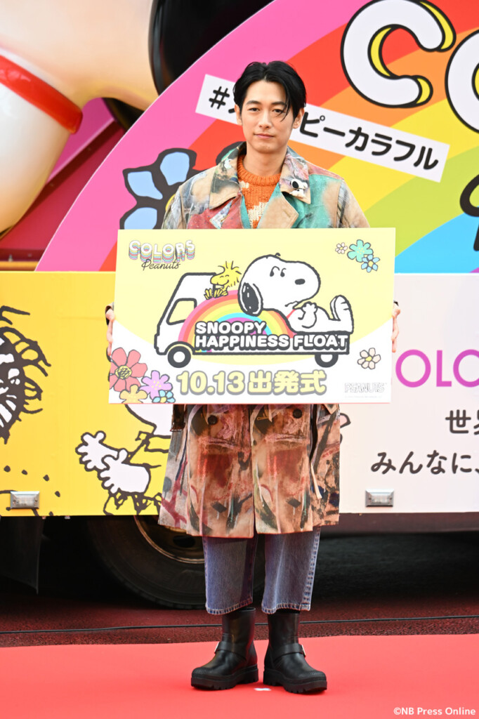 ディーン・フジオカ「興味を通じて自分を面白い人間に。」「SNOOPY HAPPINESS FLOAT 2022」出発式PRイベント – NB Press Online