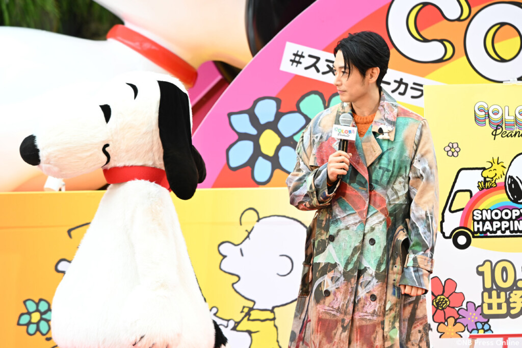 ディーン・フジオカ「興味を通じて自分を面白い人間に。」「SNOOPY HAPPINESS FLOAT 2022」出発式PRイベント – NB Press Online
